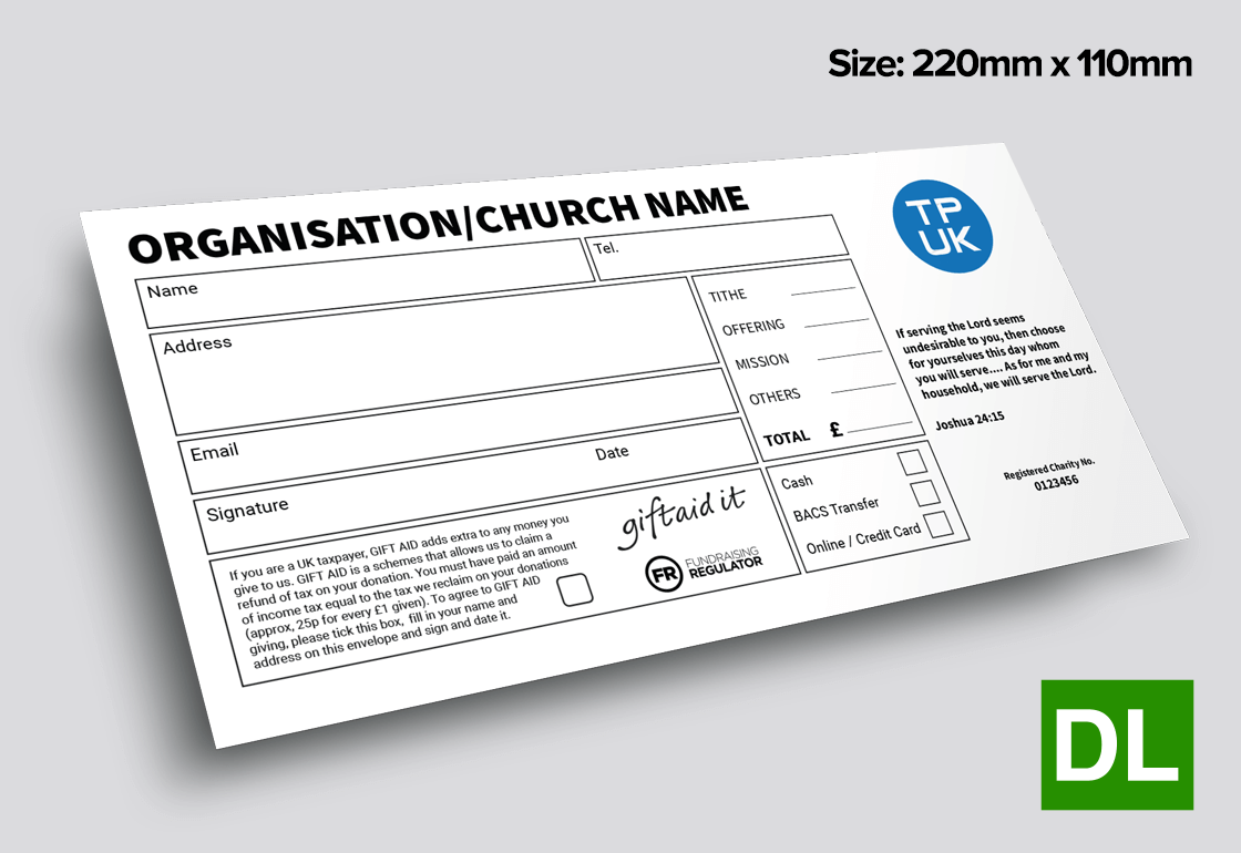Church Pledge Envelopes